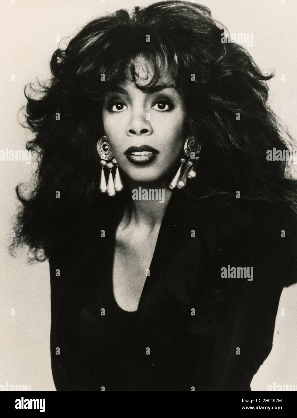 American singer and songwriter Donna Summer, 1980s Stock Photo - Alamy