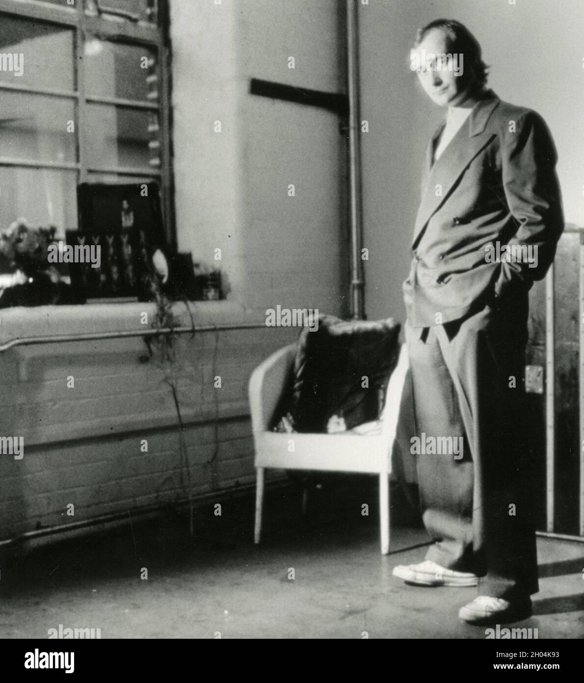 English drummer, singer and songwriter Phil Collins, 1980s Stock Photo ...