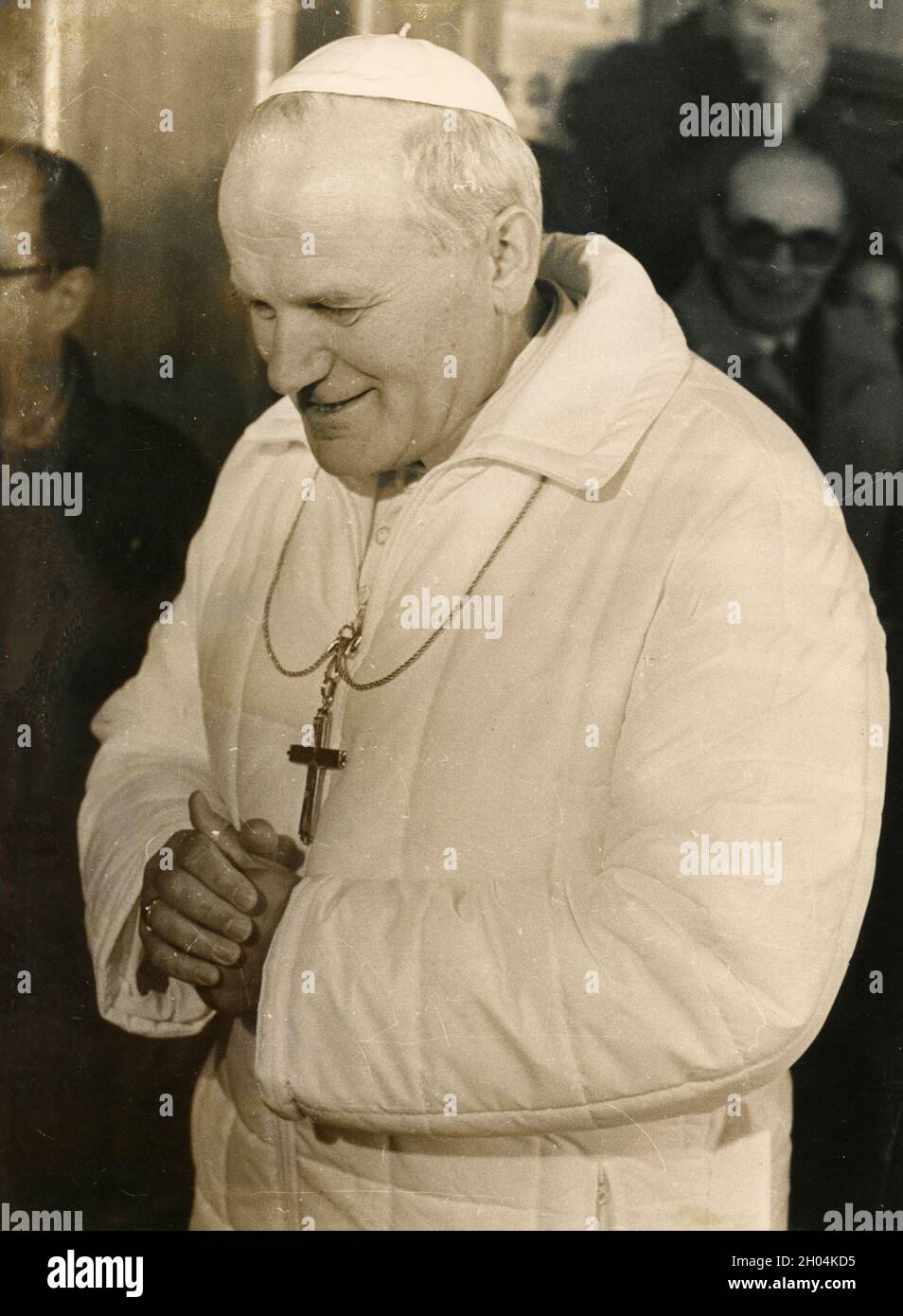 Head of Catholic Church Pope John Paul II, 1980s Stock Photo - Alamy