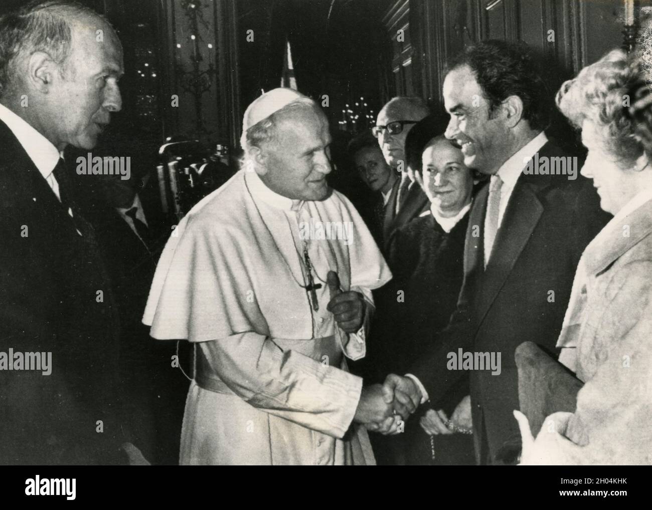 Head of Catholic Church Pope John Paul II, 1980s Stock Photo - Alamy