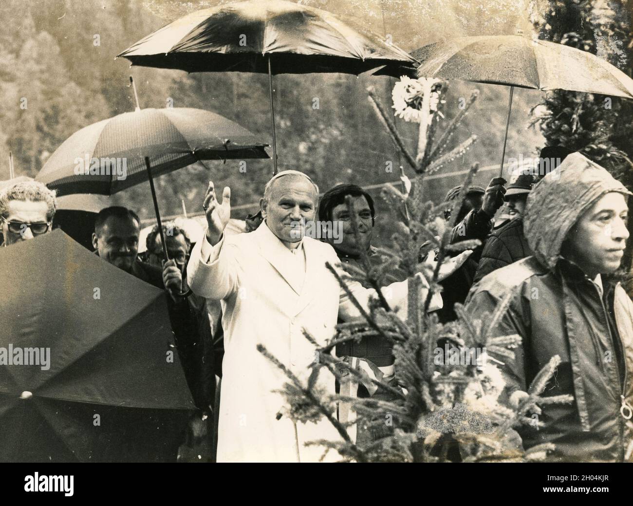 Head of Catholic Church Pope John Paul II, 1980s Stock Photo - Alamy