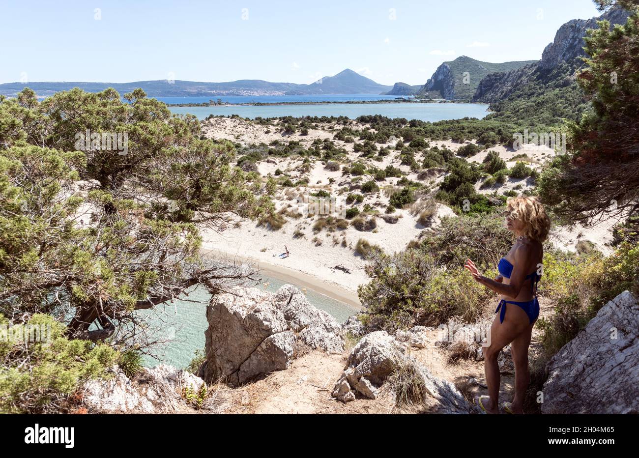 Voidokilias Beach Pylos Peloponnese Greece Stock Photo - Alamy