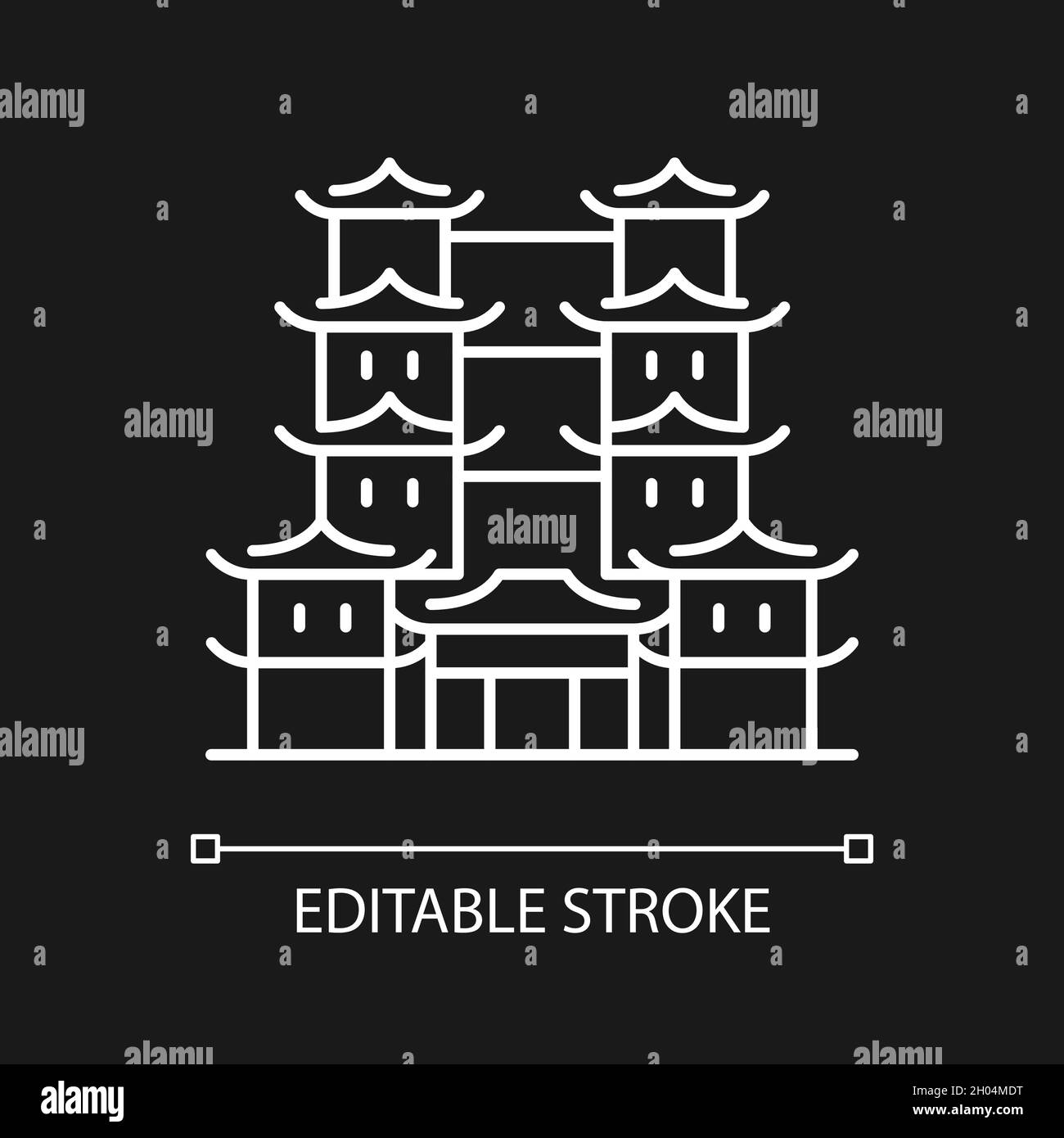 Singapore buddha relic temple Stock Vector Images - Alamy