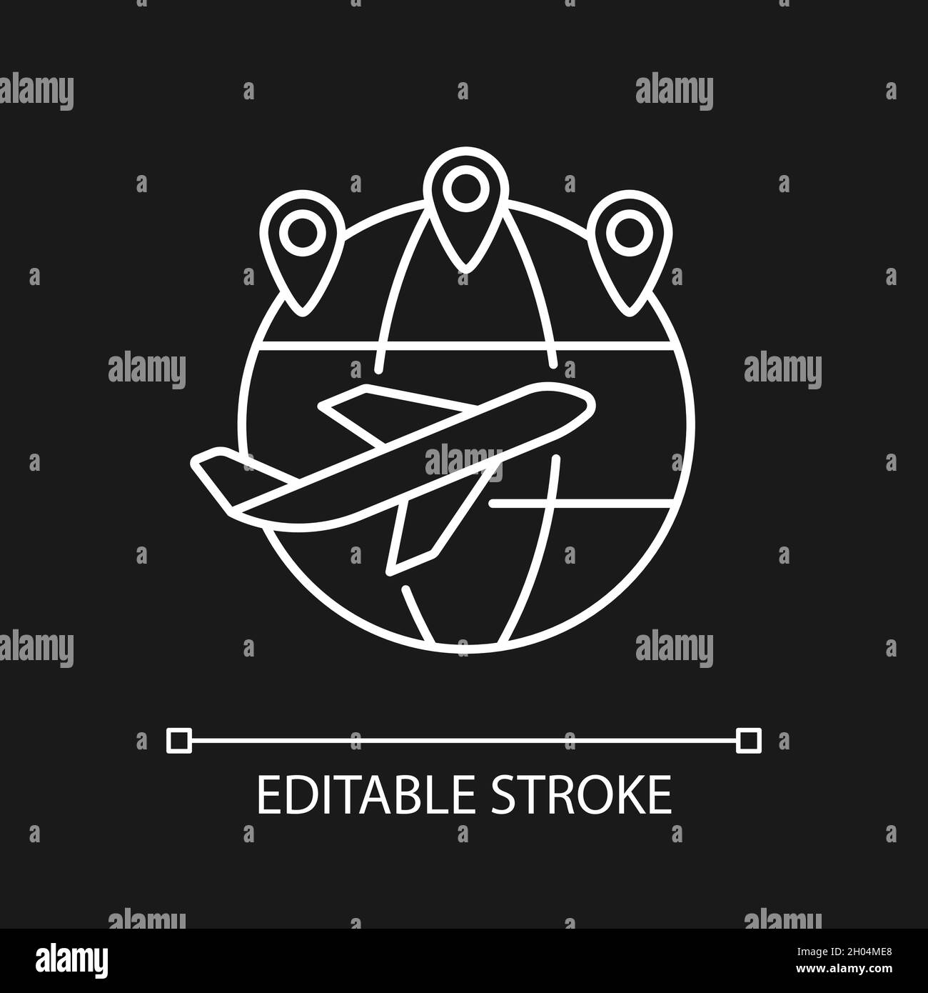 Airport connectivity Stock Vector Images - Alamy