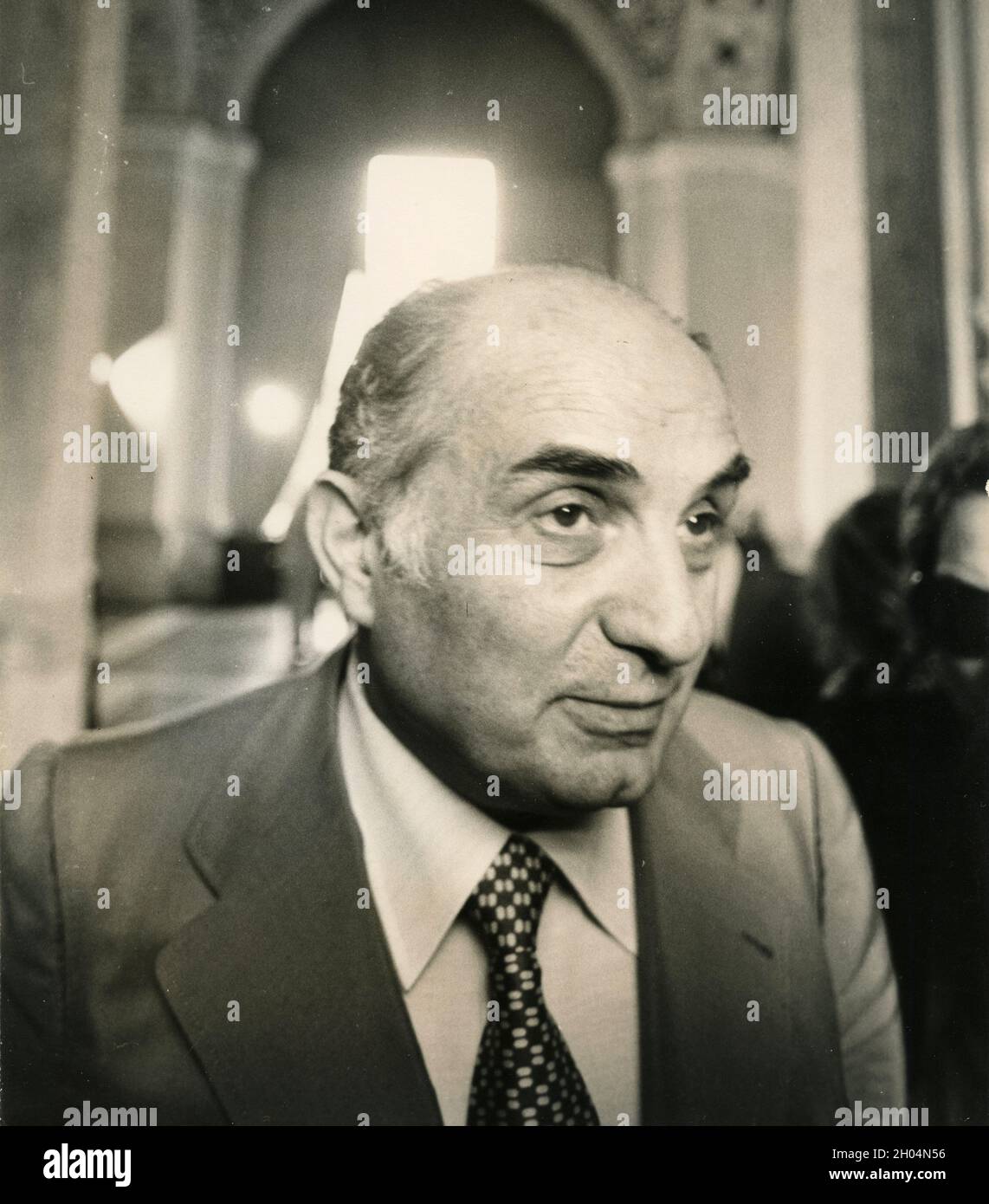 Italian Minister and politician Mario Tanassi, 1970s Stock Photo - Alamy