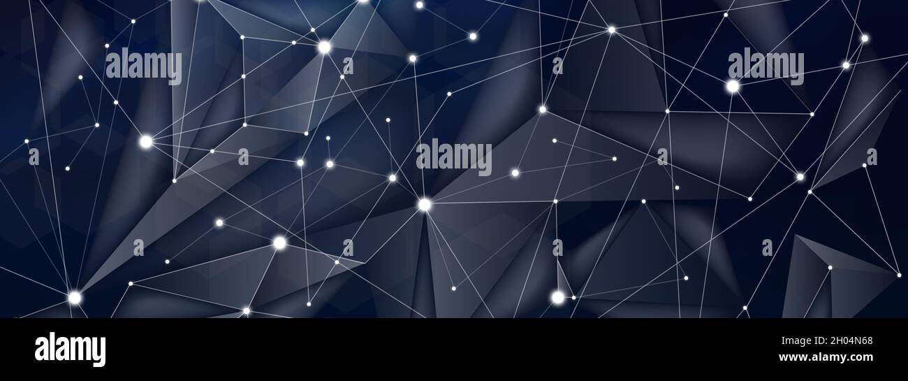 Illustration of a virtual network concept Stock Photo - Alamy