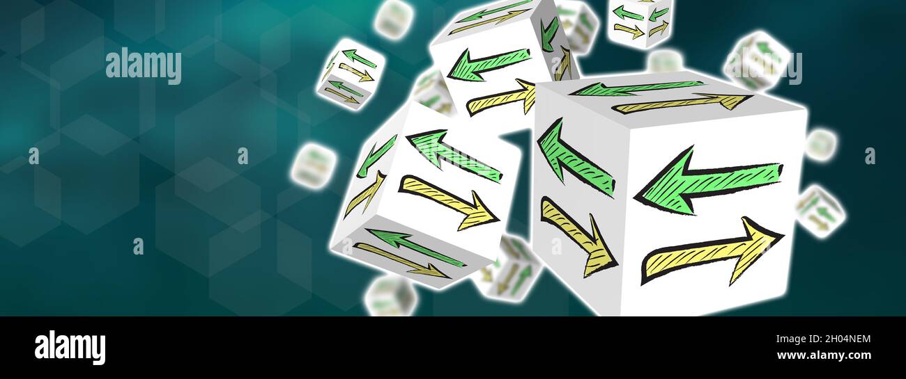 Illustration of a decision concept Stock Photo - Alamy