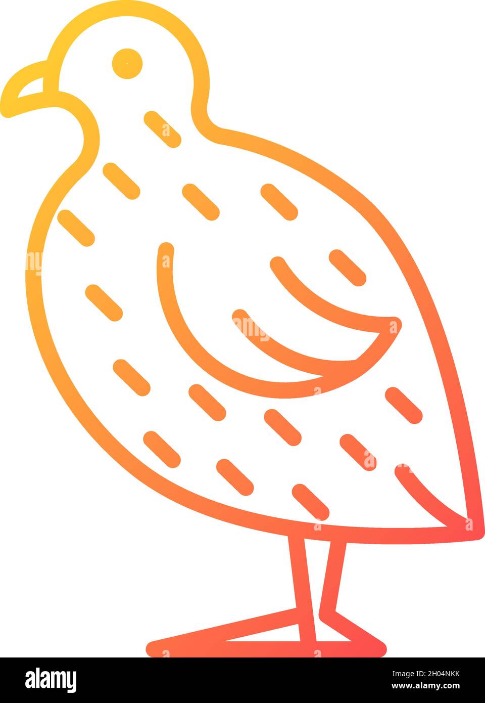 Japanese quail gradient linear vector icon Stock Vector Image & Art - Alamy