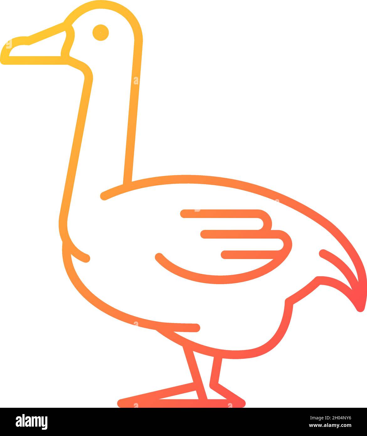 Goose linear icon Cut Out Stock Images & Pictures - Alamy