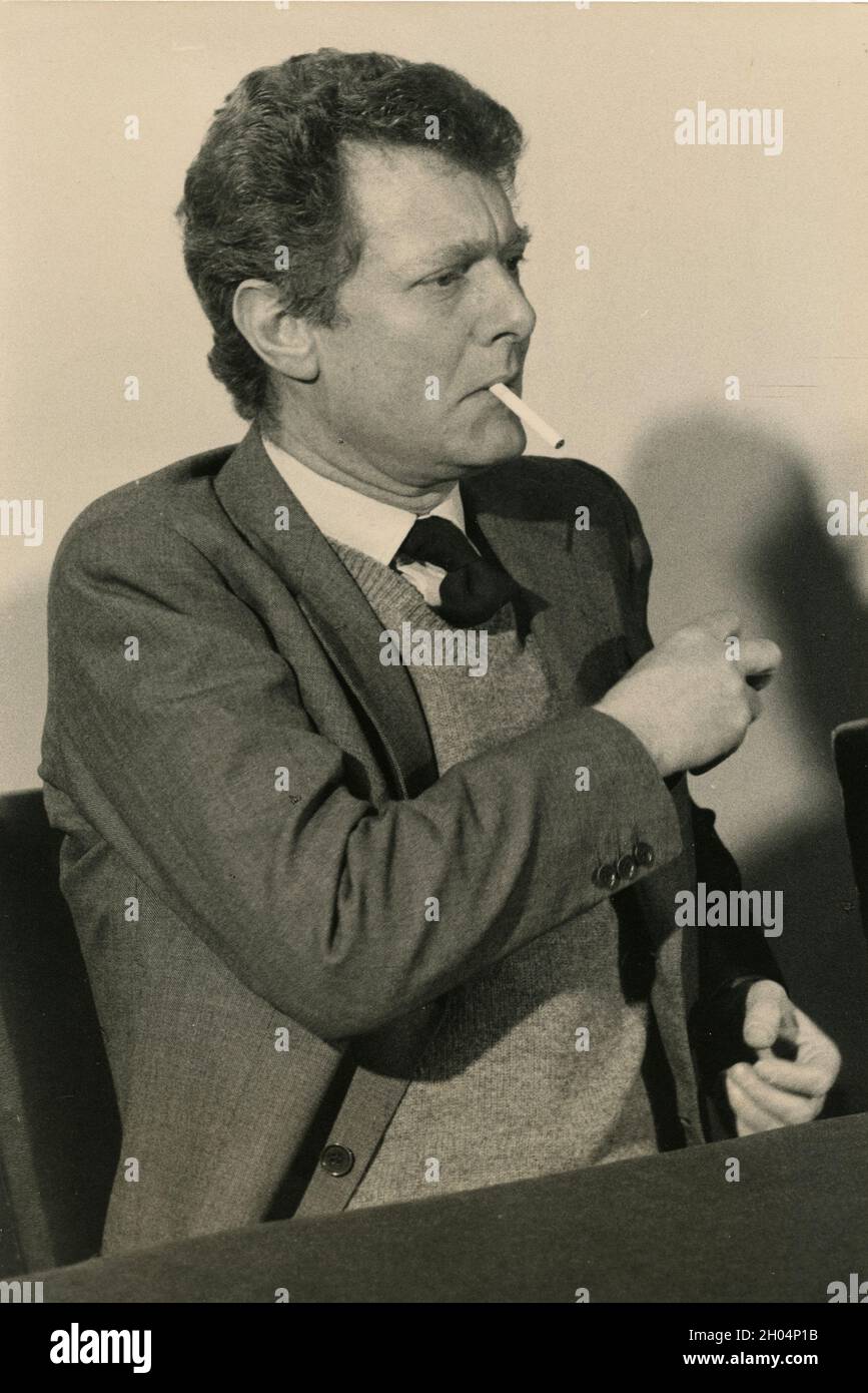 Italian editor Carlo Caracciolo, 1970s Stock Photo - Alamy