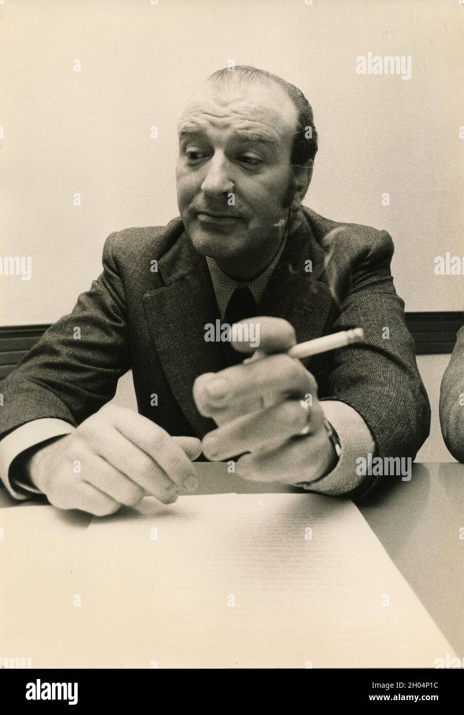 Italian trade unionist Raffaele Vanni , 1970s Stock Photo - Alamy