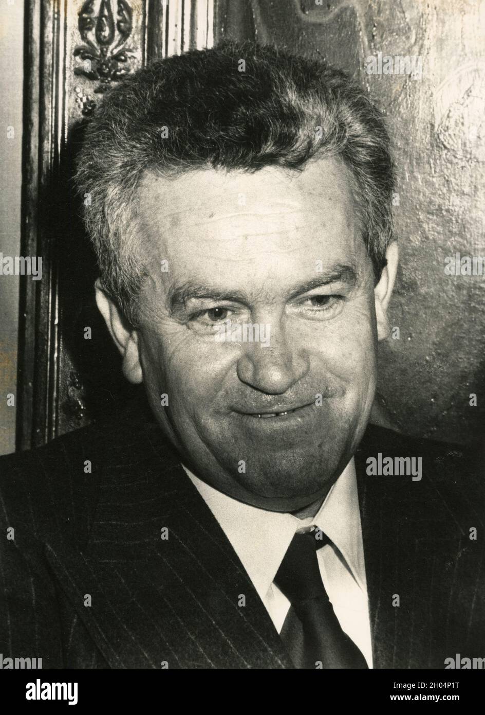 Italian politician Antonio Rubbi, 1980s Stock Photo - Alamy