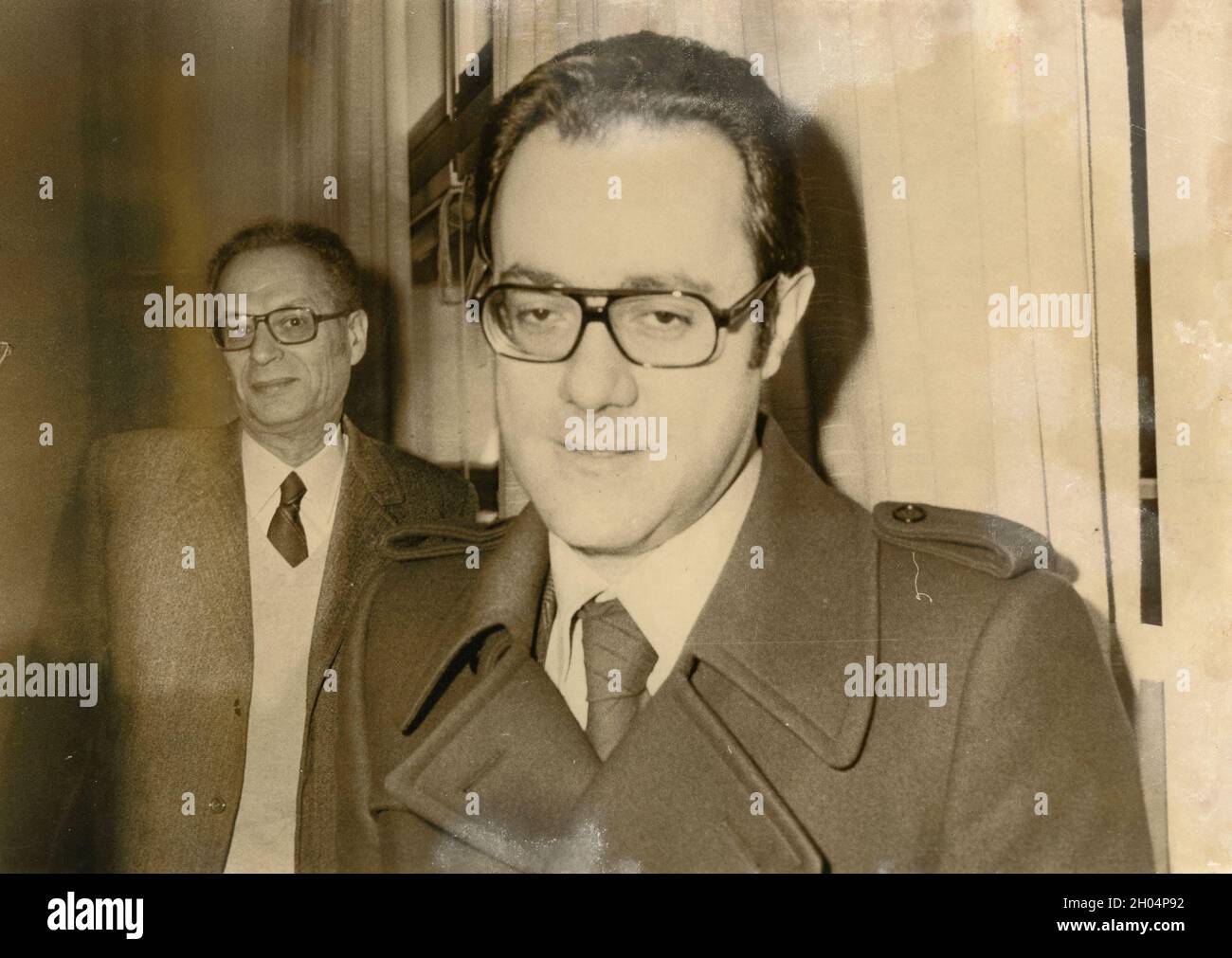 Italian magistrate judge Luciano Infelisi, 1970s Stock Photo - Alamy