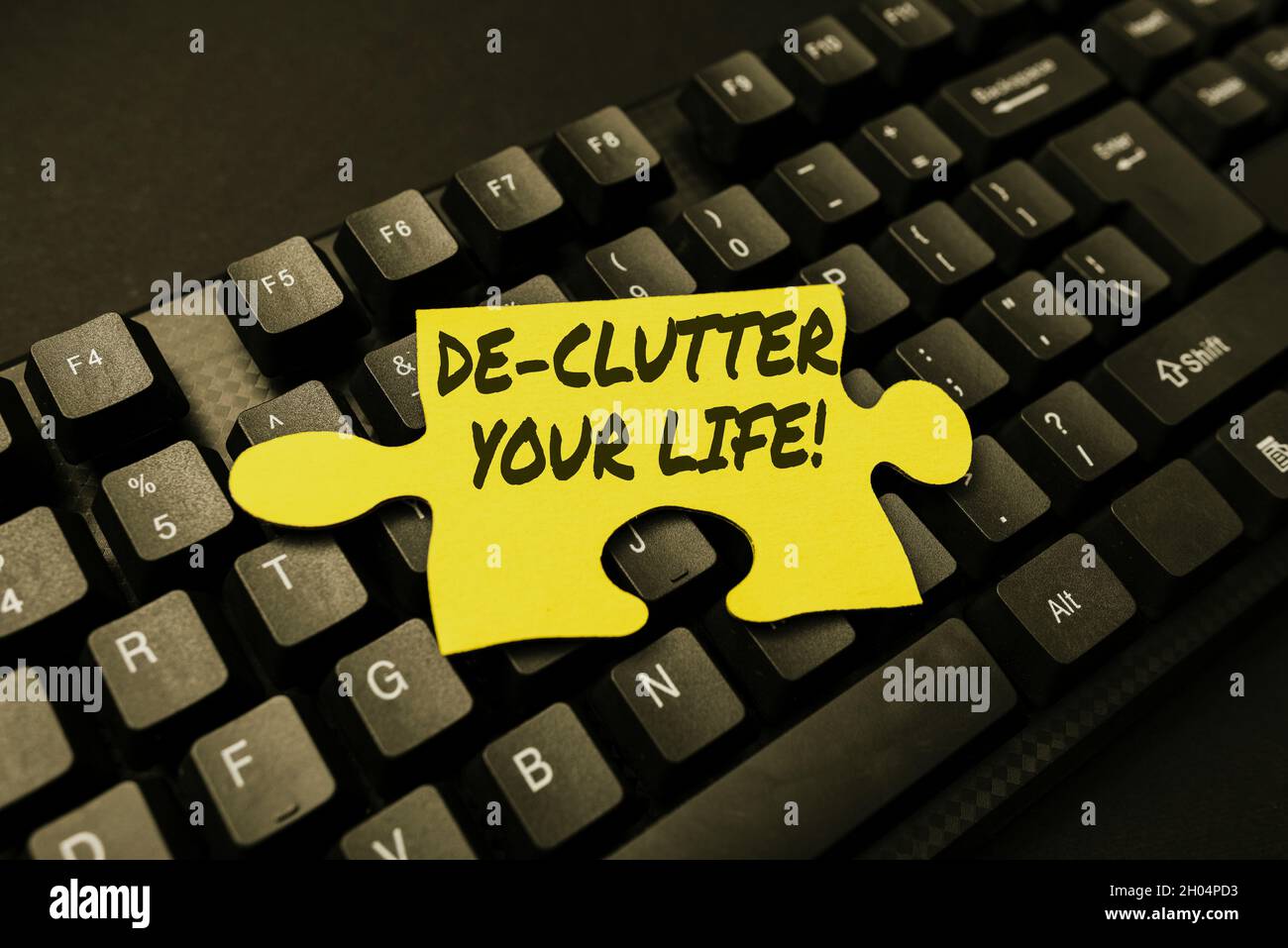 Writing displaying text De Clutter Your Life. Concept meaning remove ...