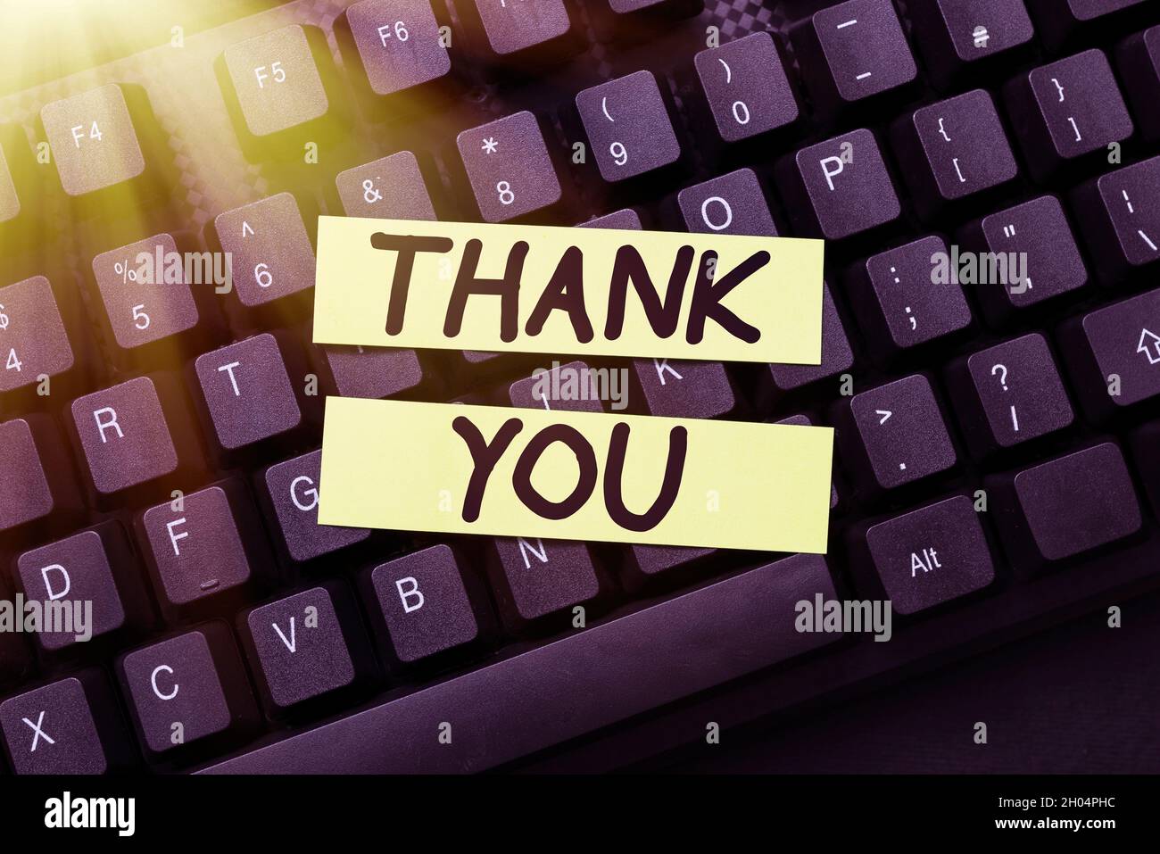 Conceptual caption Thank You. Internet Concept polite expression used ...