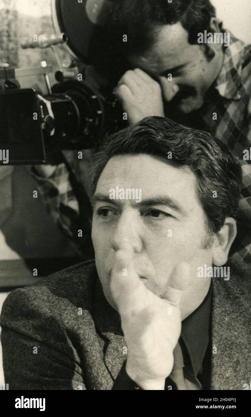 Italian filmmaker Elio Petri, 1970s Stock Photo - Alamy