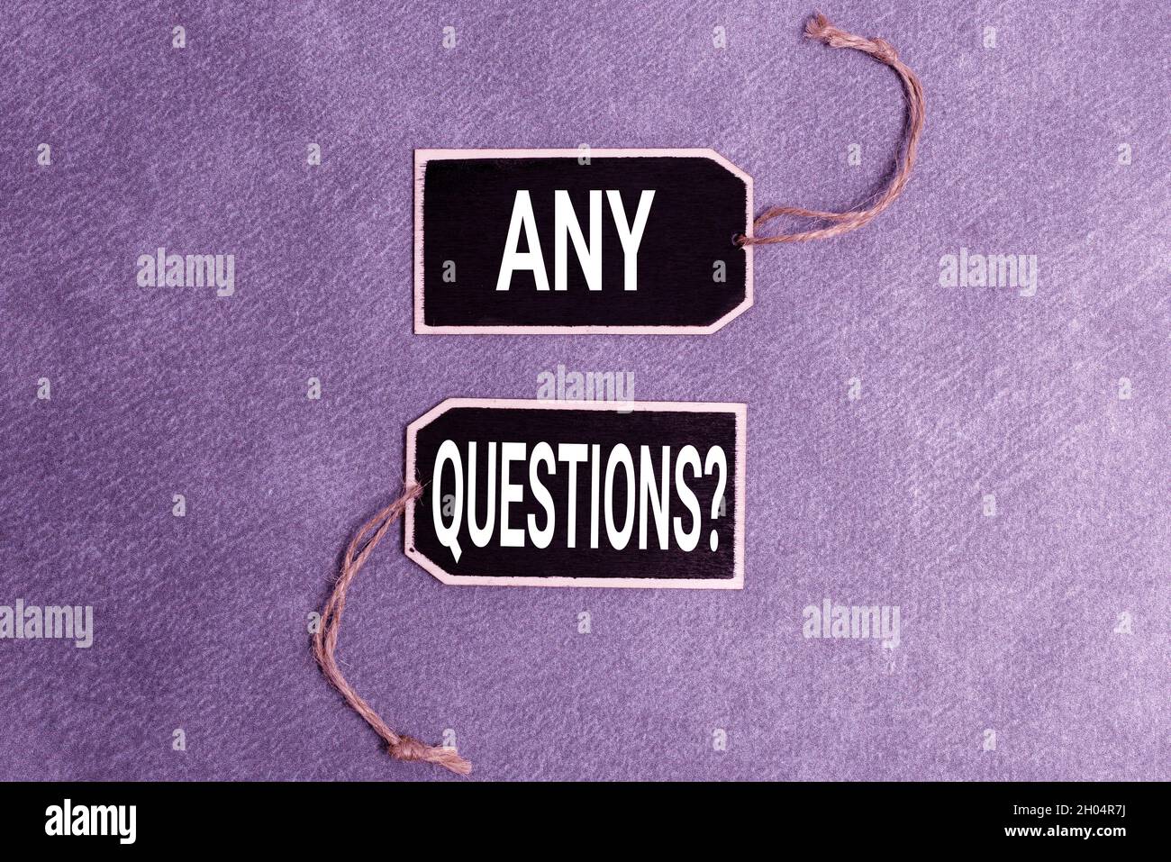 Writing displaying text Any Questions Question. Conceptual photo you ...