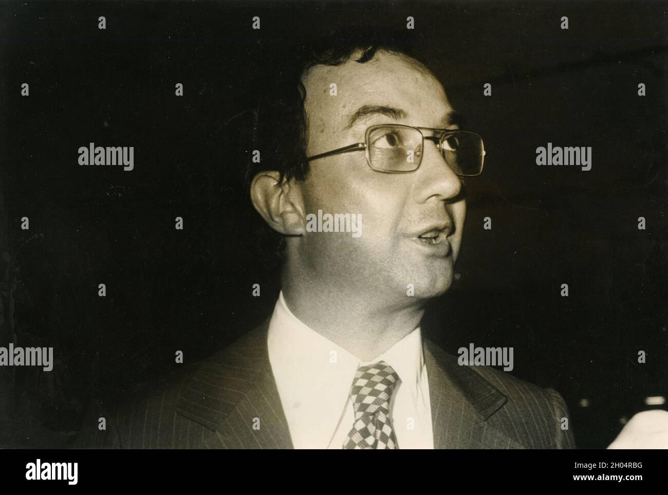 Italian politician and journalist Carlo Tognoli, 1970s Stock Photo - Alamy