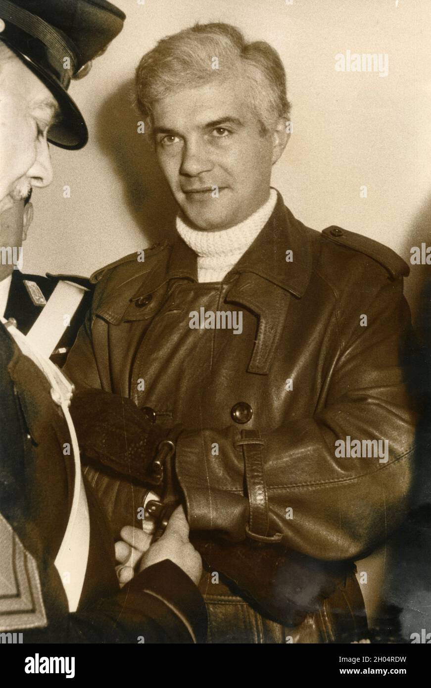 Italian neo-fascist terrorist Franco Freda, 1970s Stock Photo - Alamy