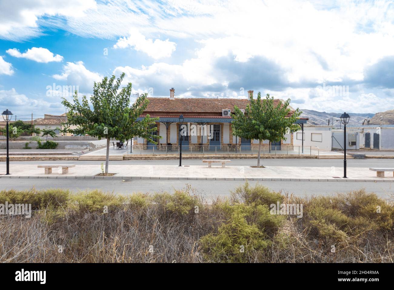 Old Disused Railway Station in Almanzora, Almanzora Valley, Andalucia ...