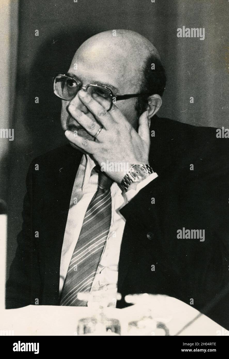 Italian politician Giovanni Galloni, 1970s Stock Photo - Alamy