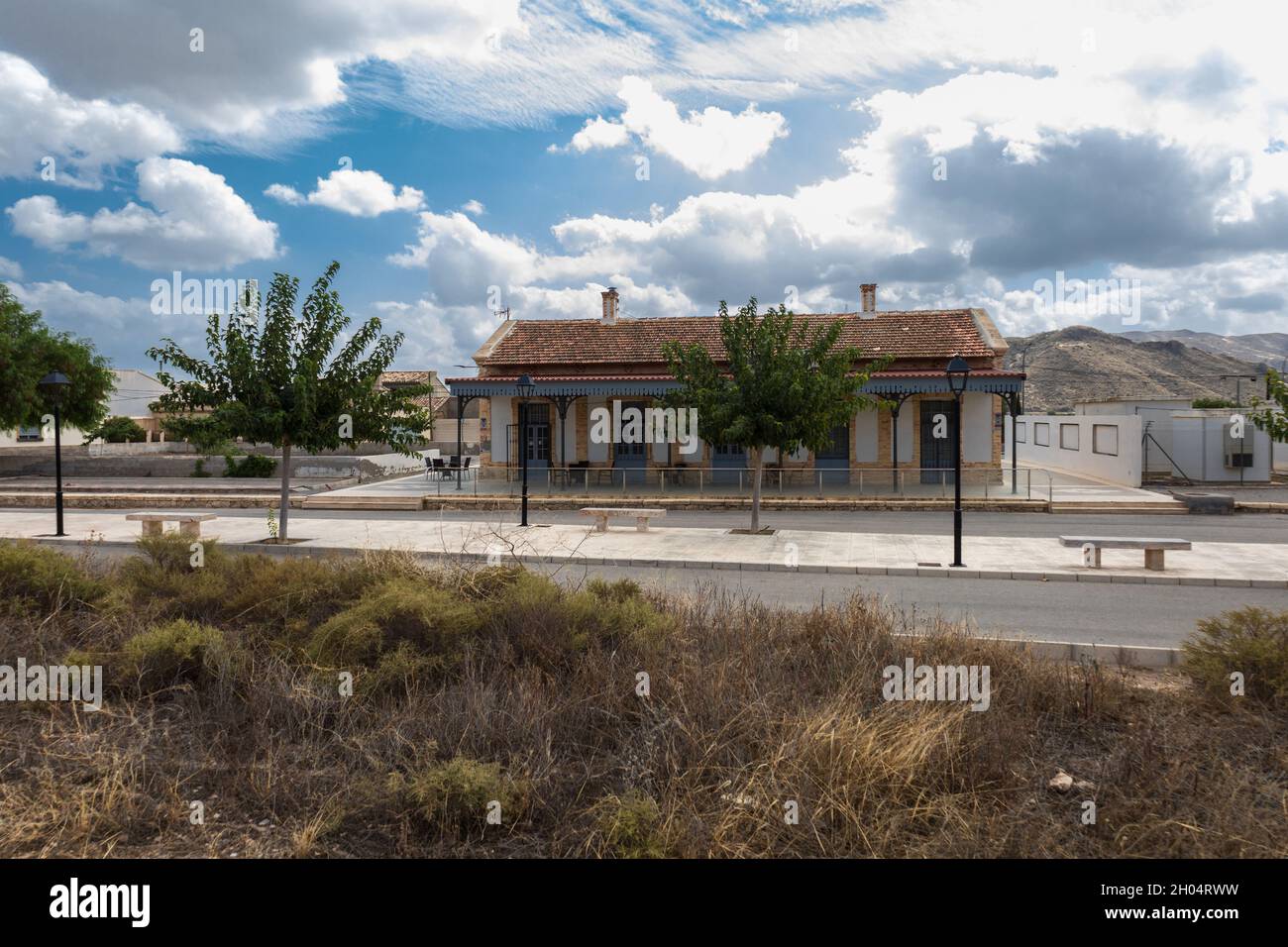Old Disused Railway Station in Almanzora, Almanzora Valley, Andalucia ...