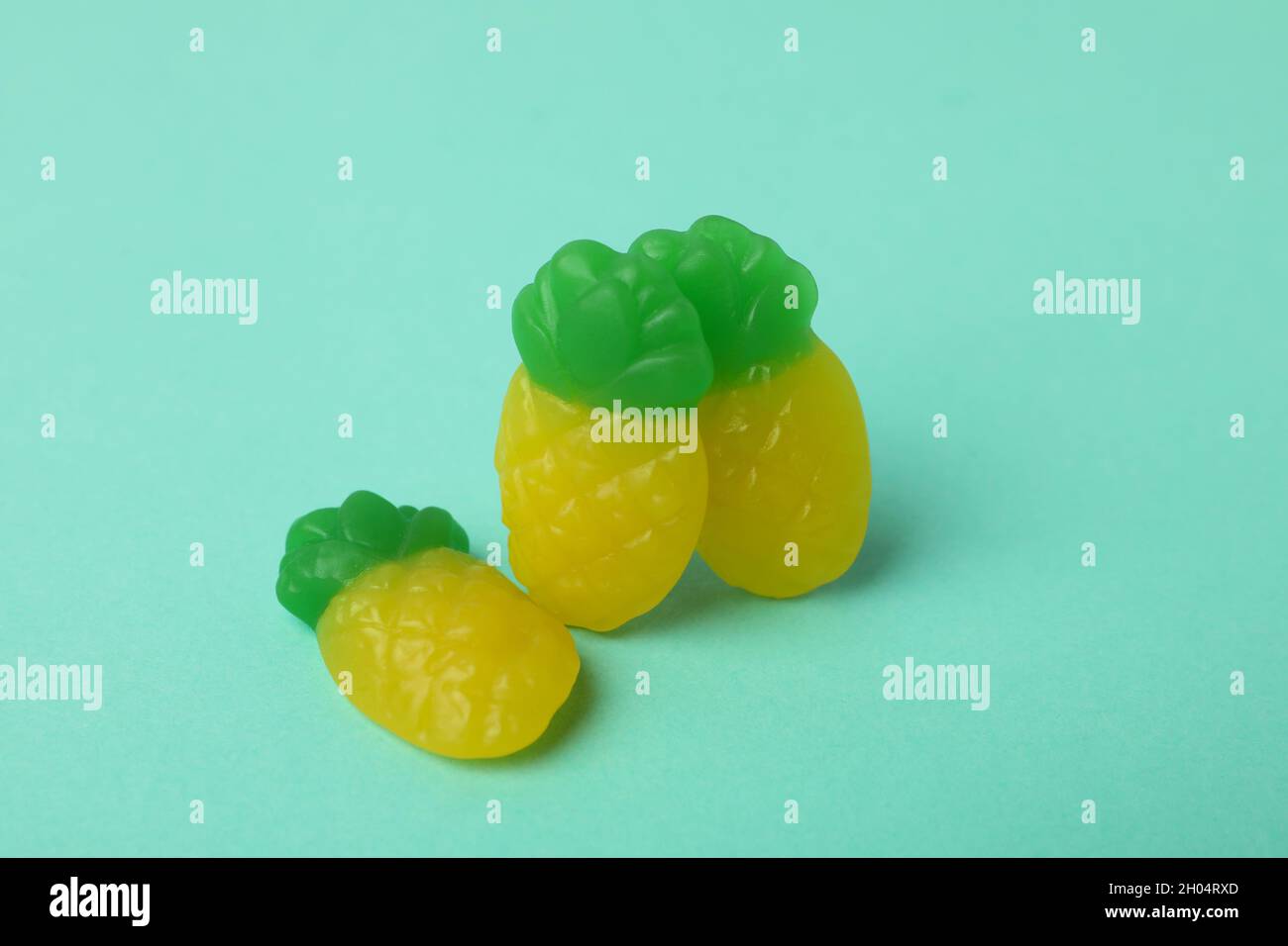 Gummy candies on mint hi-res stock photography and images - Alamy
