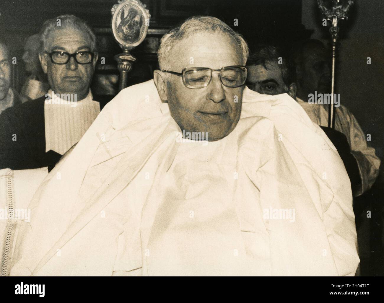 Italian Catholic church Cardinal Ugo Poletti, 1970s Stock Photo - Alamy