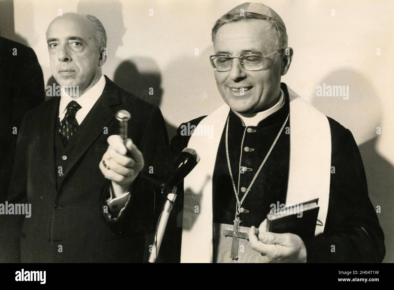 Italian Catholic church Cardinal Ugo Poletti, 1970s Stock Photo - Alamy