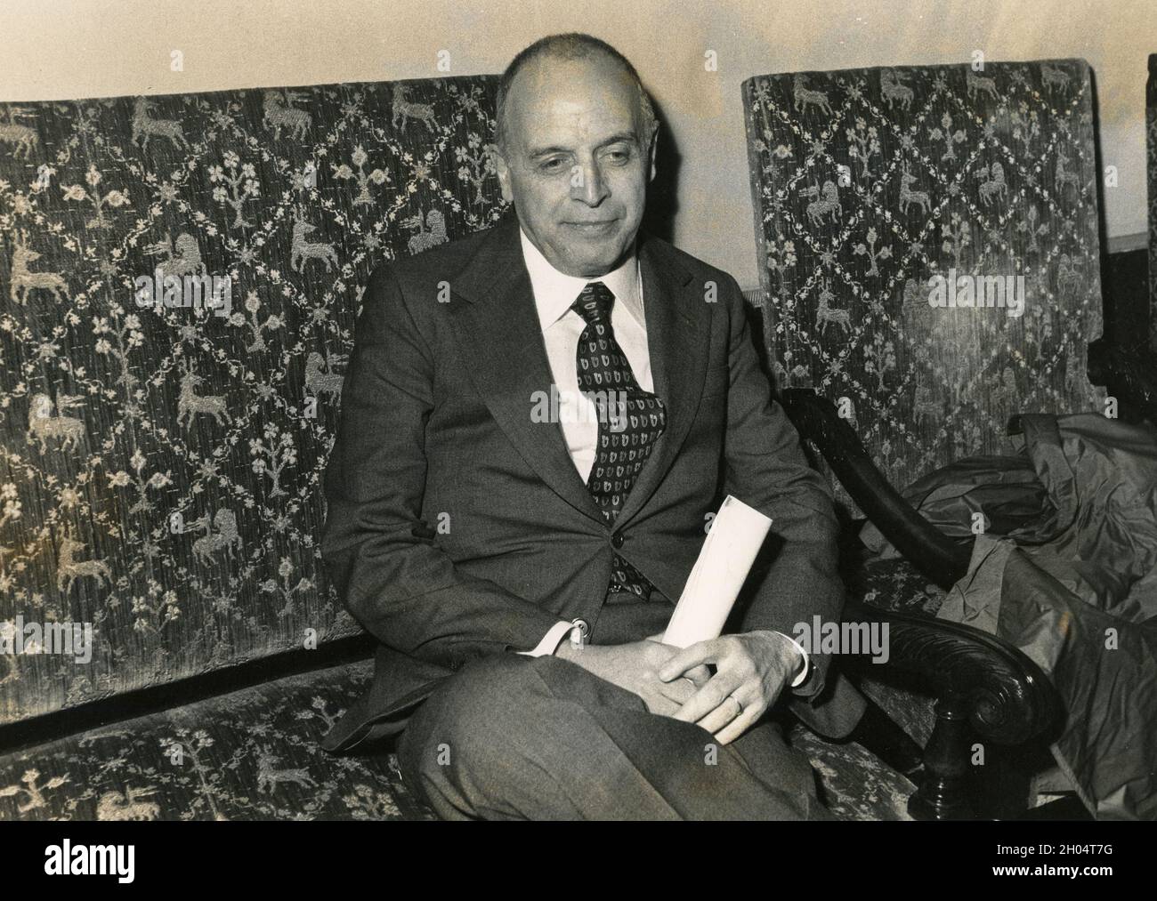 Italian manager Mario Schimberni, 1980s Stock Photo - Alamy