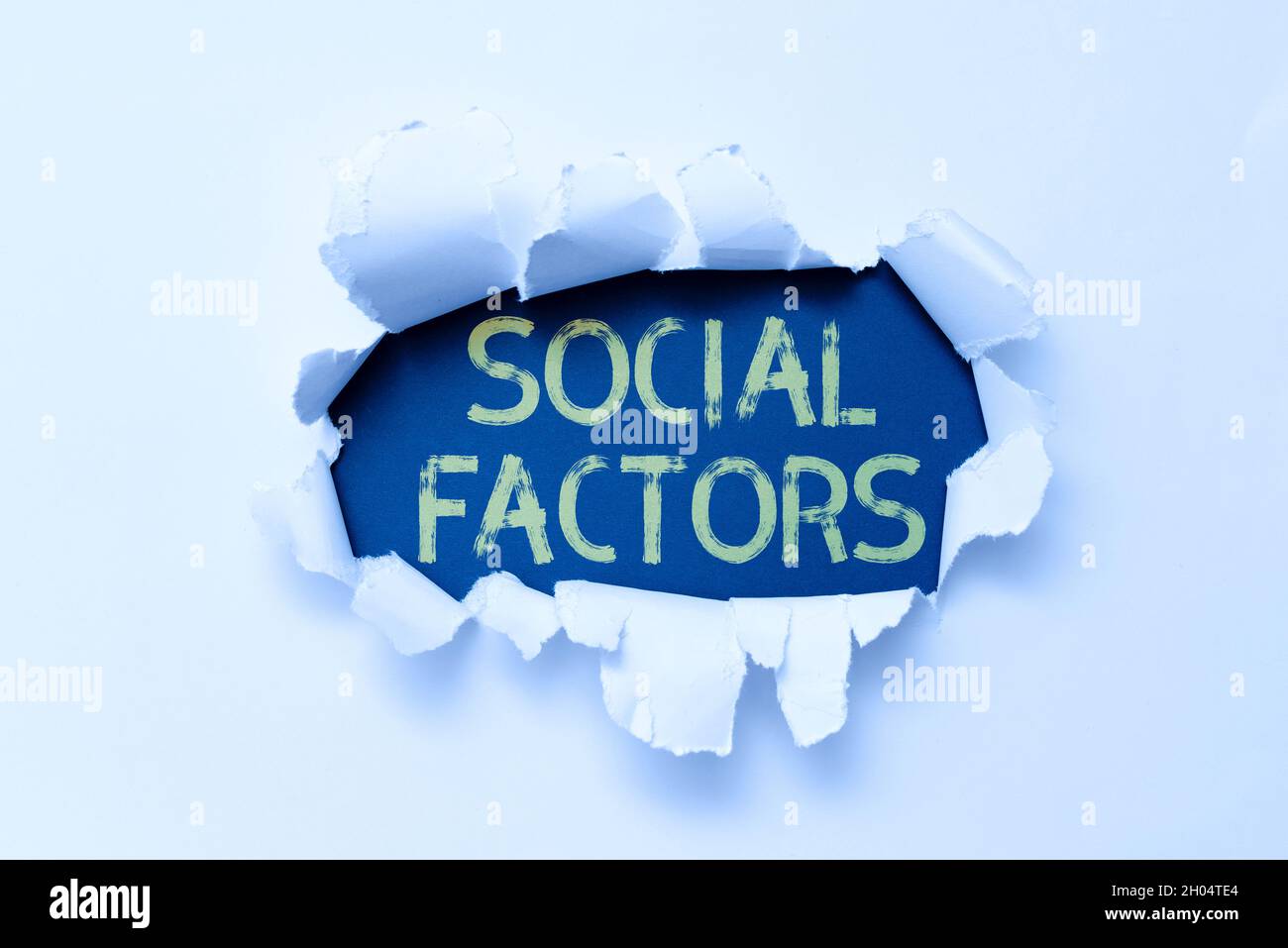 Text showing inspiration Social Factors. Business overview Things that ...