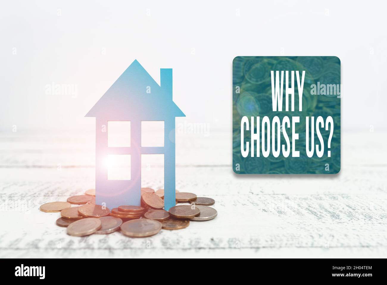 Conceptual display Why Choose Us Question. Business approach list of ...