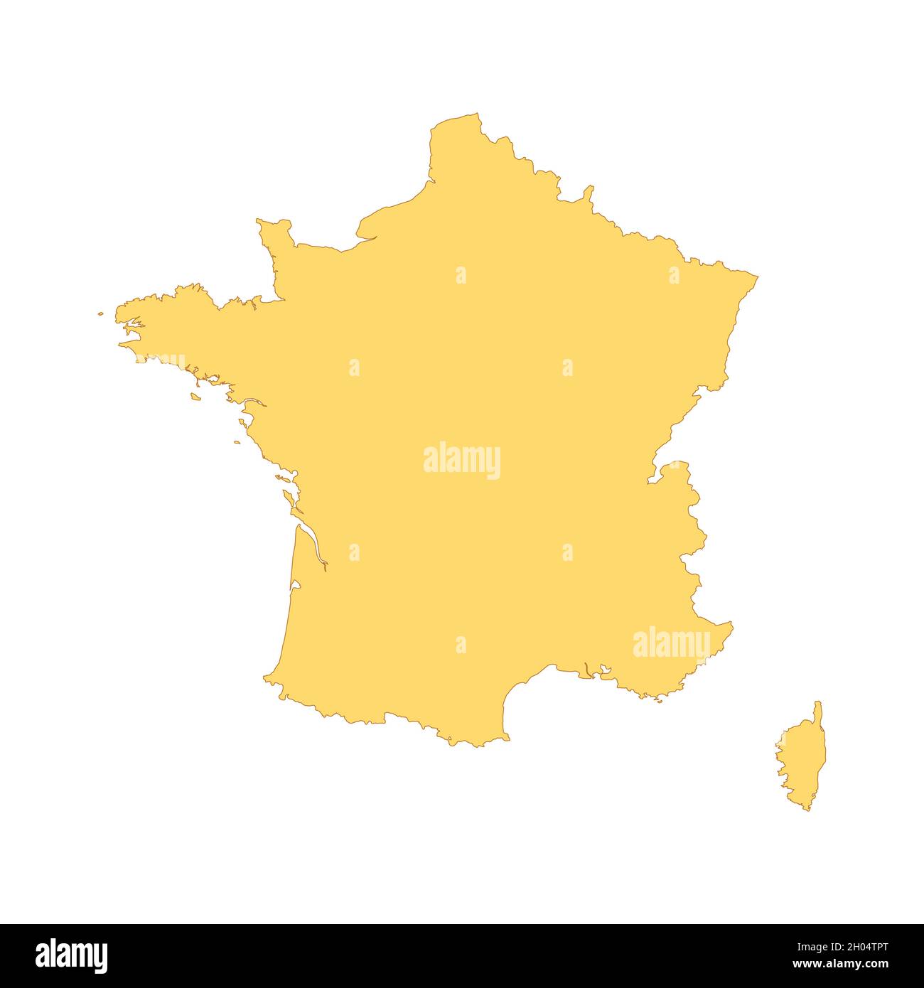 France map color line element. Border of the country. UI UX GUI design ...