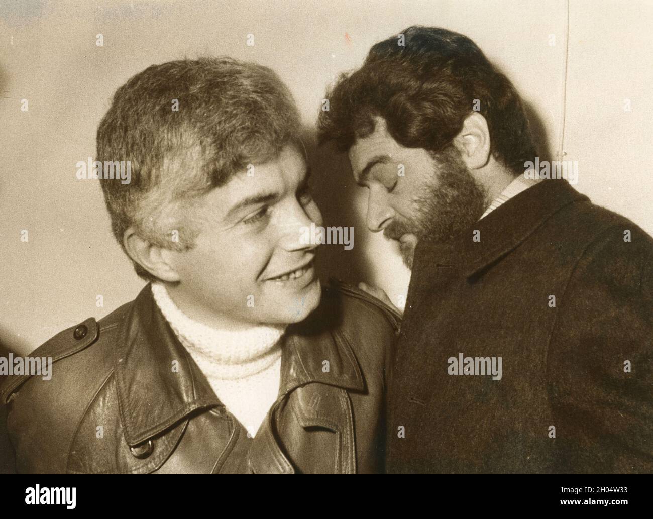 Italian neo-fascist terrorists Franco Freda (left) and Giovanni Ventura ...