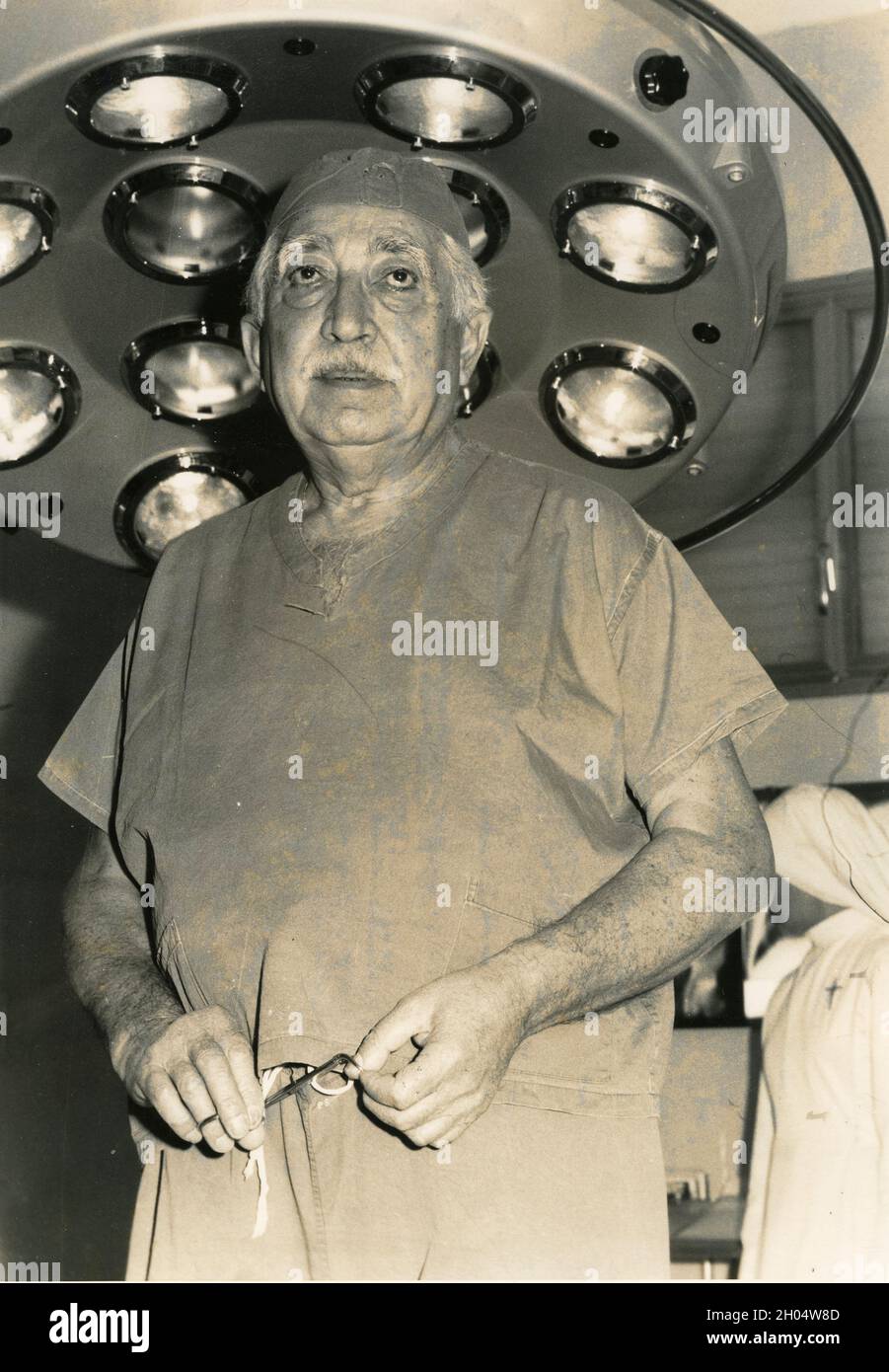 Italian surgeon Paride Stefanini, 1970s Stock Photo - Alamy