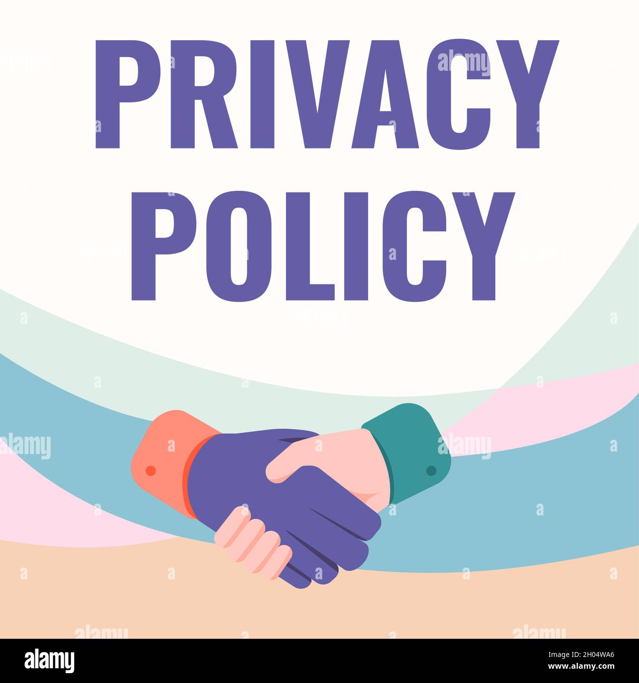 Sign displaying Privacy Policy. Business concept Document that explains ...