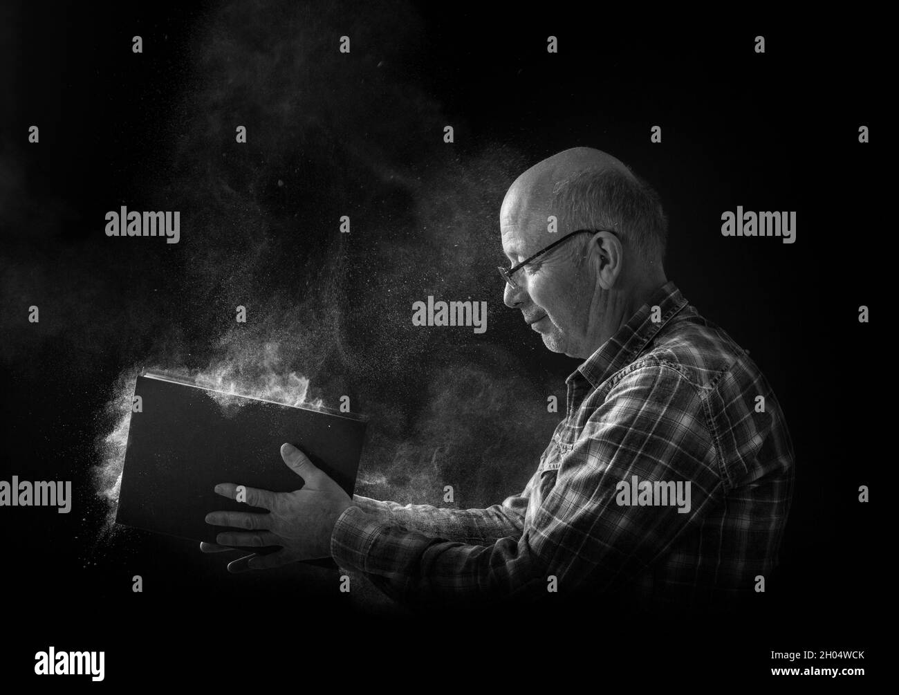 Dusty old book Black and White Stock Photos & Images - Alamy