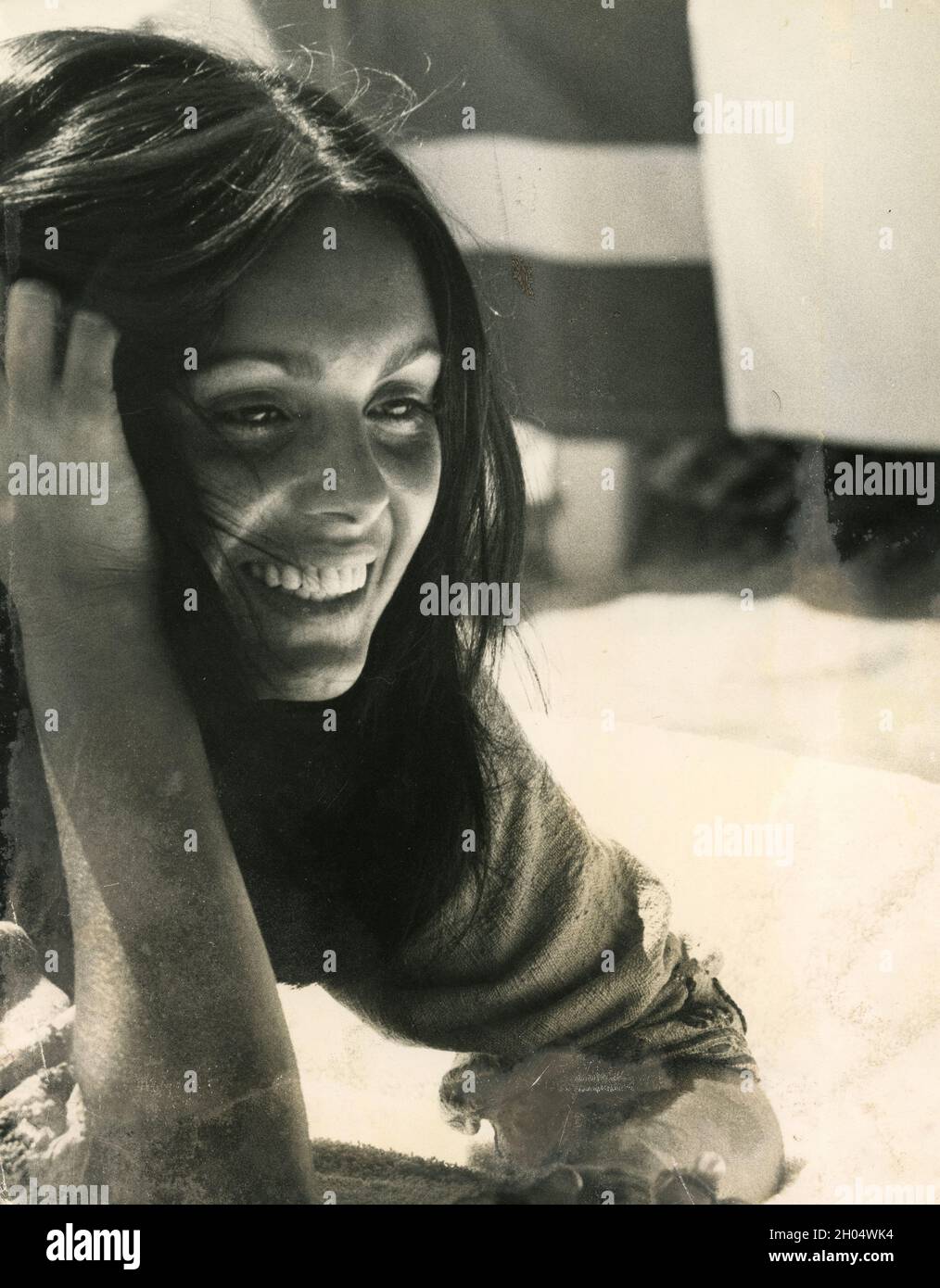 Israeli actress, singer, and model Daliah Lavi, Venice, Italy 1960s ...