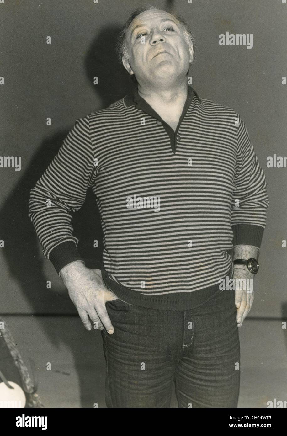 Italian singer and actor Claudio Villa, 1980s Stock Photo - Alamy