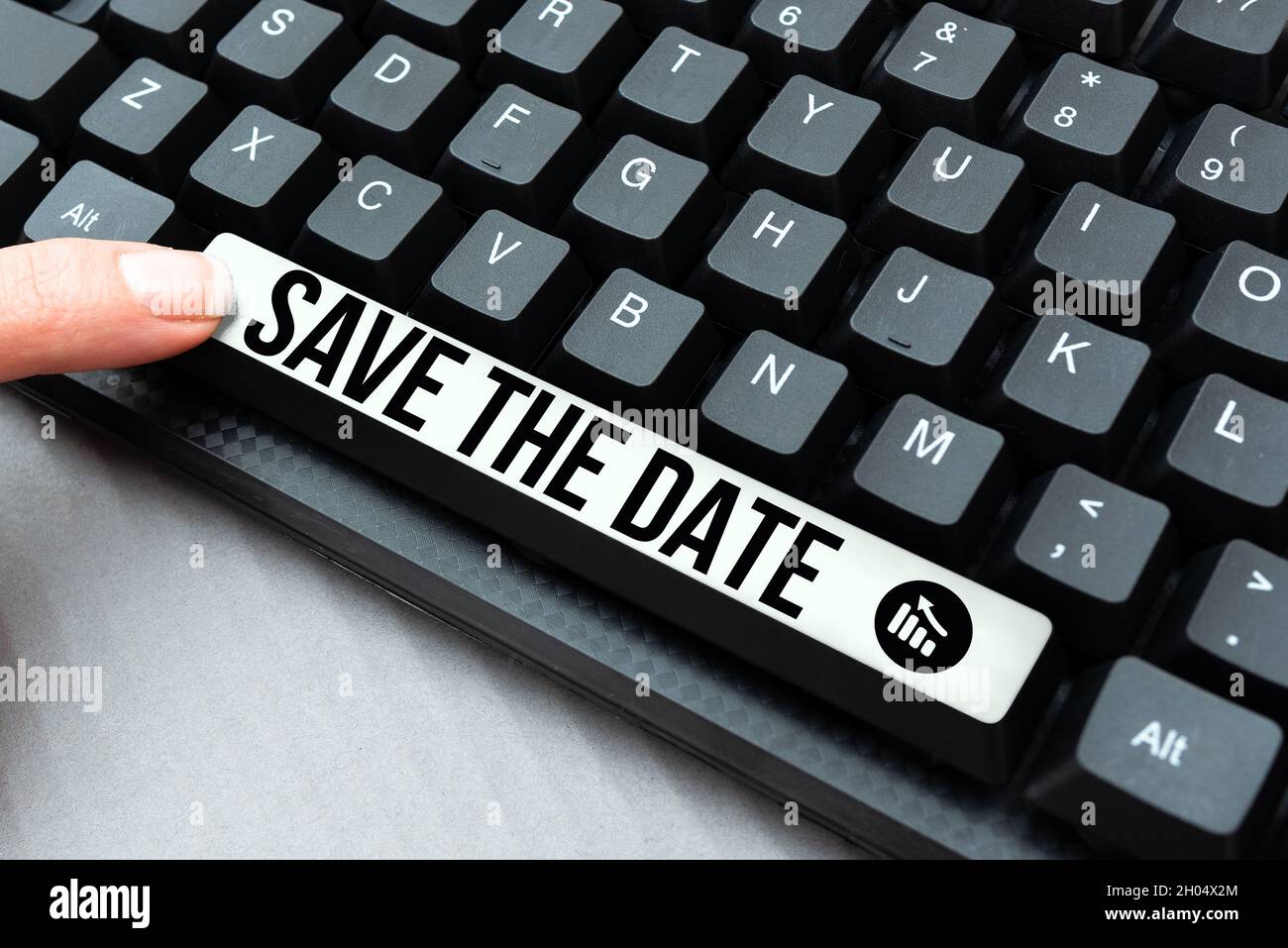 Sign displaying Save The Date. Business approach remember not schedule ...