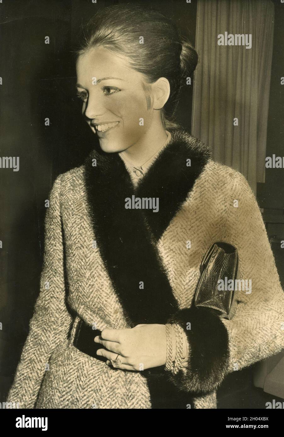 French-Italian actress Catherine Spaak, 1970s Stock Photo - Alamy