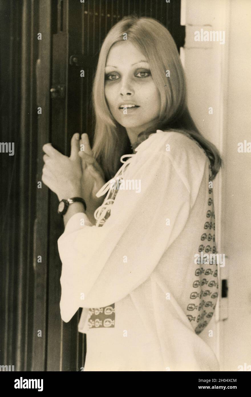 Swedish model and actress Janet Agren, 1970s Stock Photo - Alamy