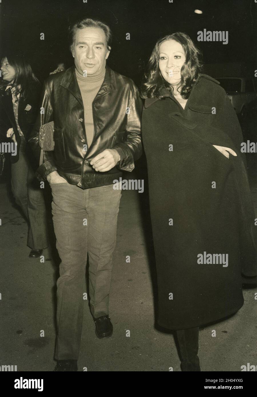 Italian actor and comedian Ugo Tognazzi and actress Franca Bettoia ...