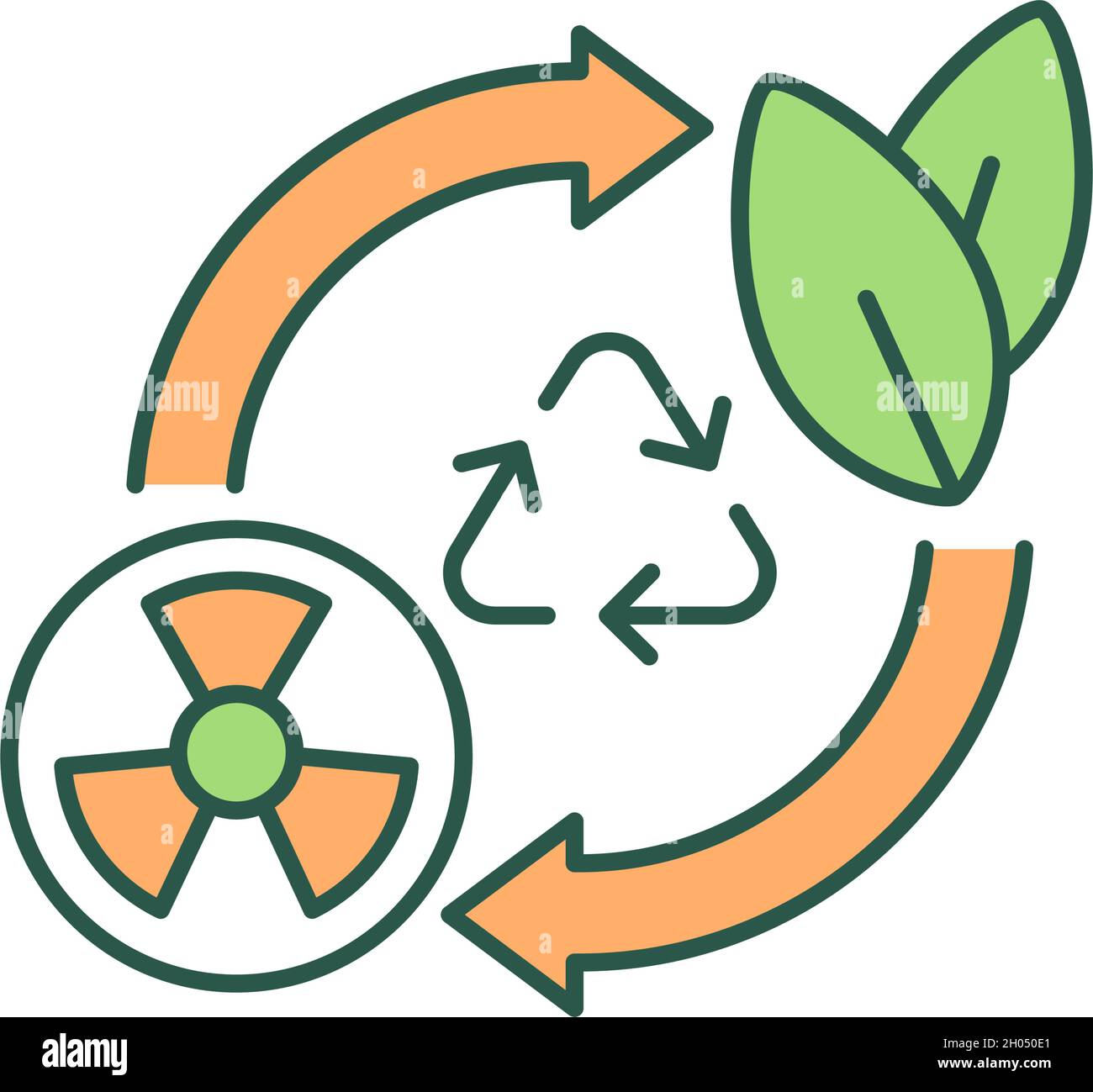 Hazardous materials recycling RGB color icon Stock Vector Image & Art ... Hazardous materials recycling RGB color icon Stock Vector Image & Art ...
