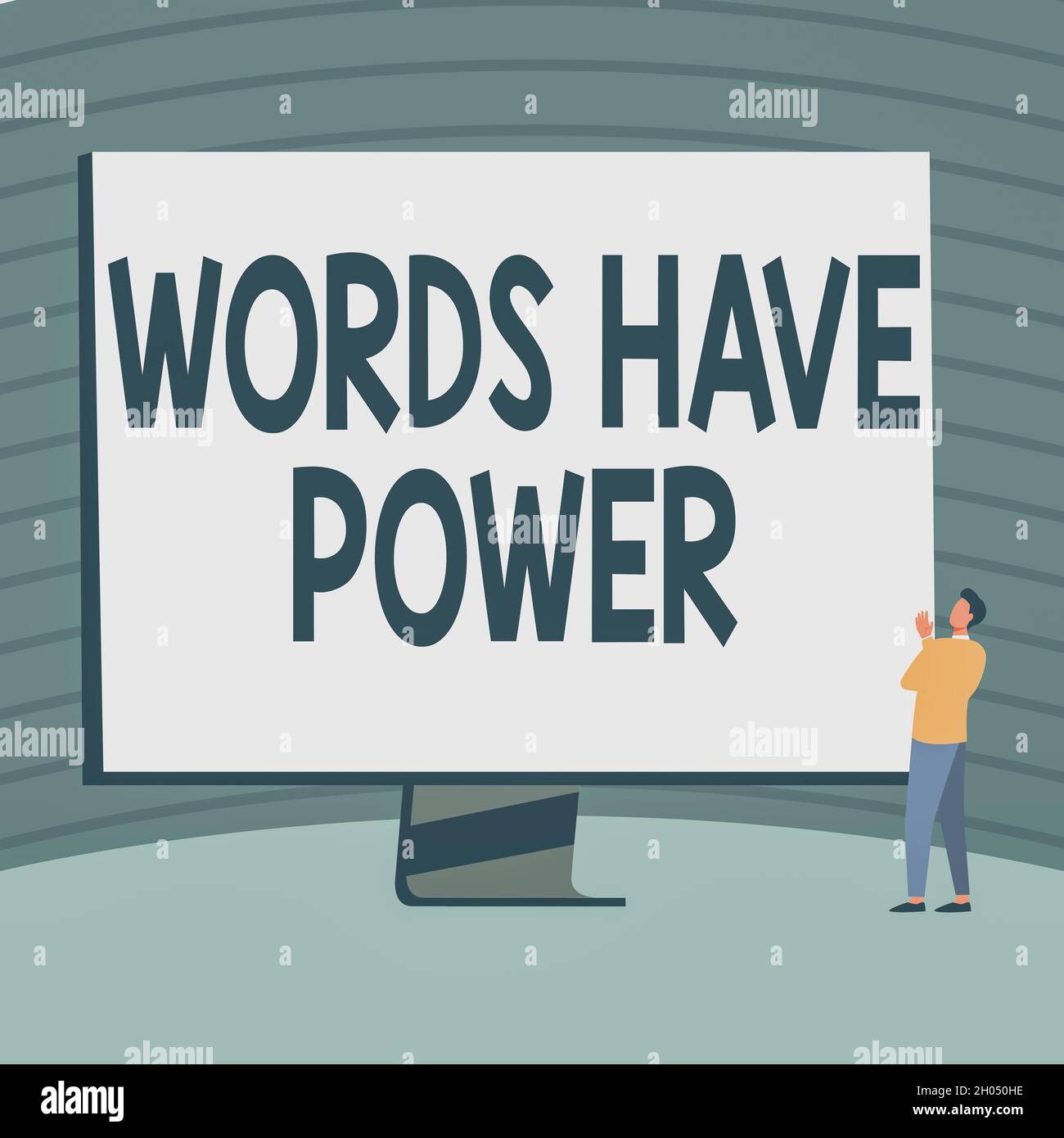 Text sign showing Words Have Power. Word Written on as they has ability ...