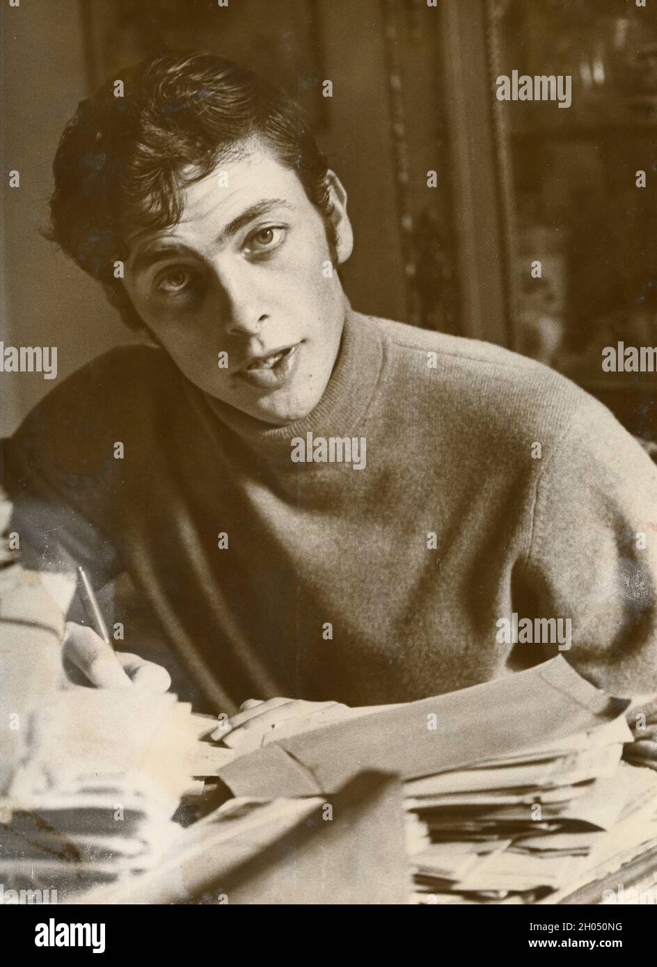 Italian actor Andrea Giordana, 1960s Stock Photo - Alamy