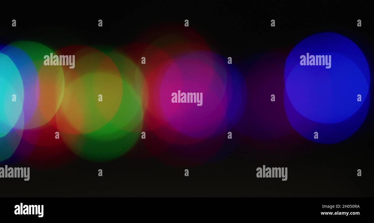 Multiple multicoloured lights flickering on hi-res stock photography ...