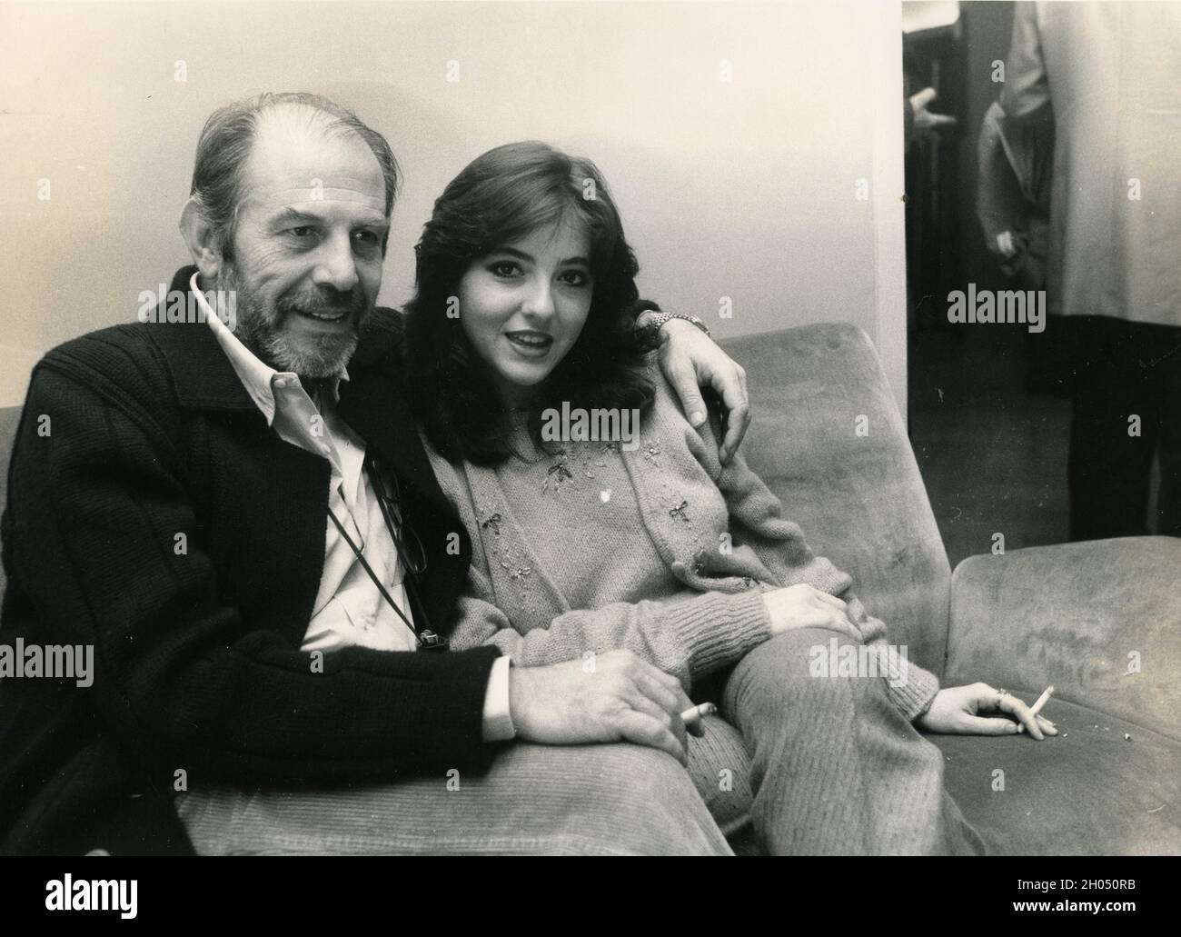 Italian actor Enrico Maria Salerno, 1980s Stock Photo - Alamy