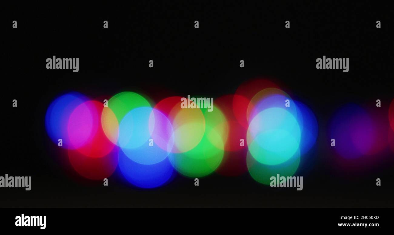 Multiple multicoloured lights flickering on hi-res stock photography ...