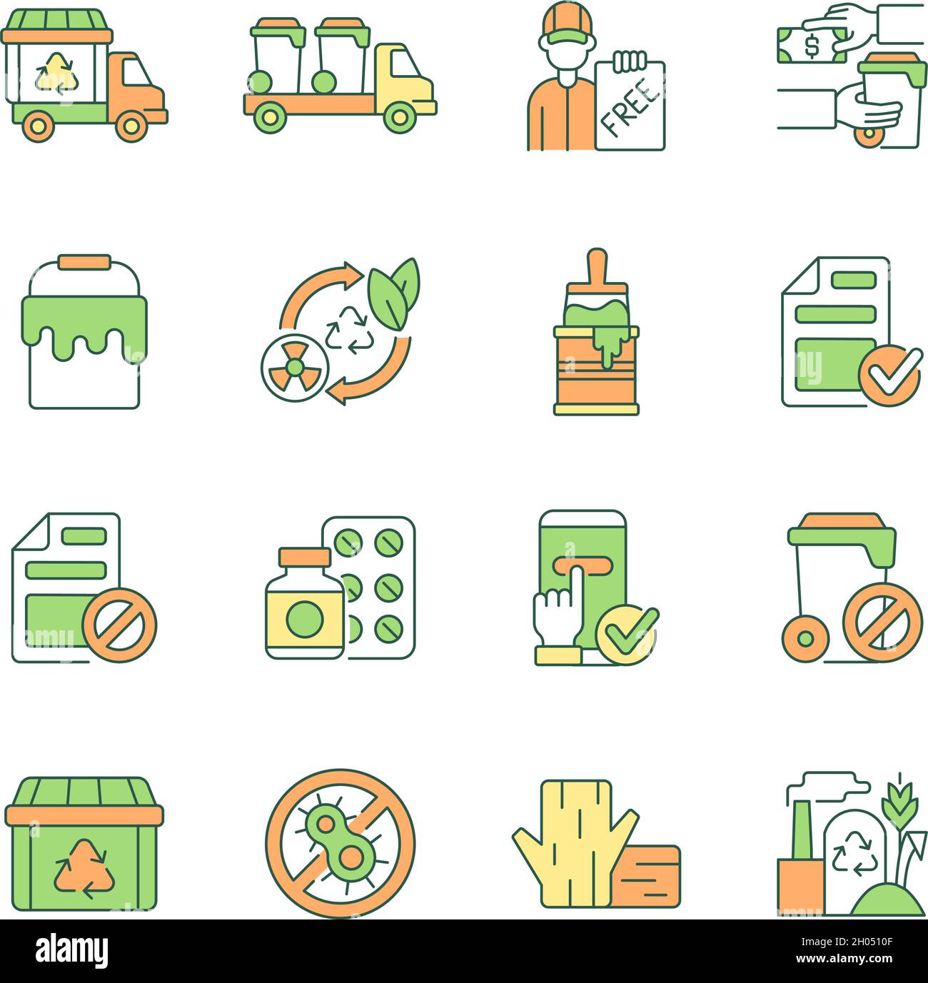 Transporting waste Stock Vector Images - Alamy